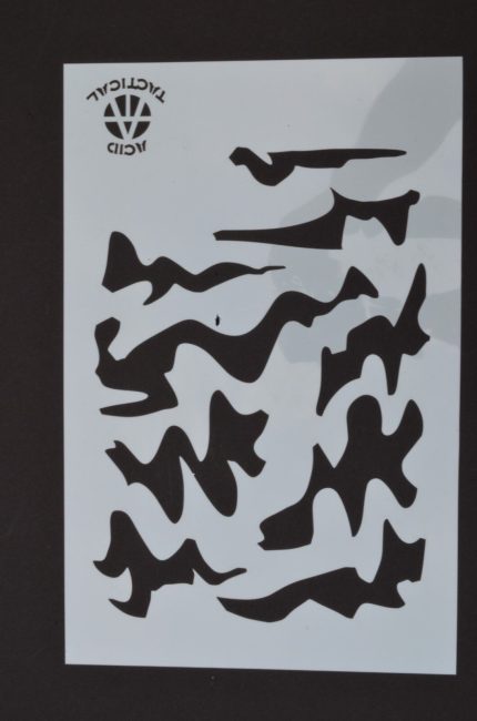 WOODLAND CAMO (2 Pack Same Design) - Camo Stencils for your Camouflage ...