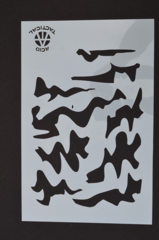 WOODLAND CAMO (2 Pack Same Design) - Camo Stencils for your Camouflage ...