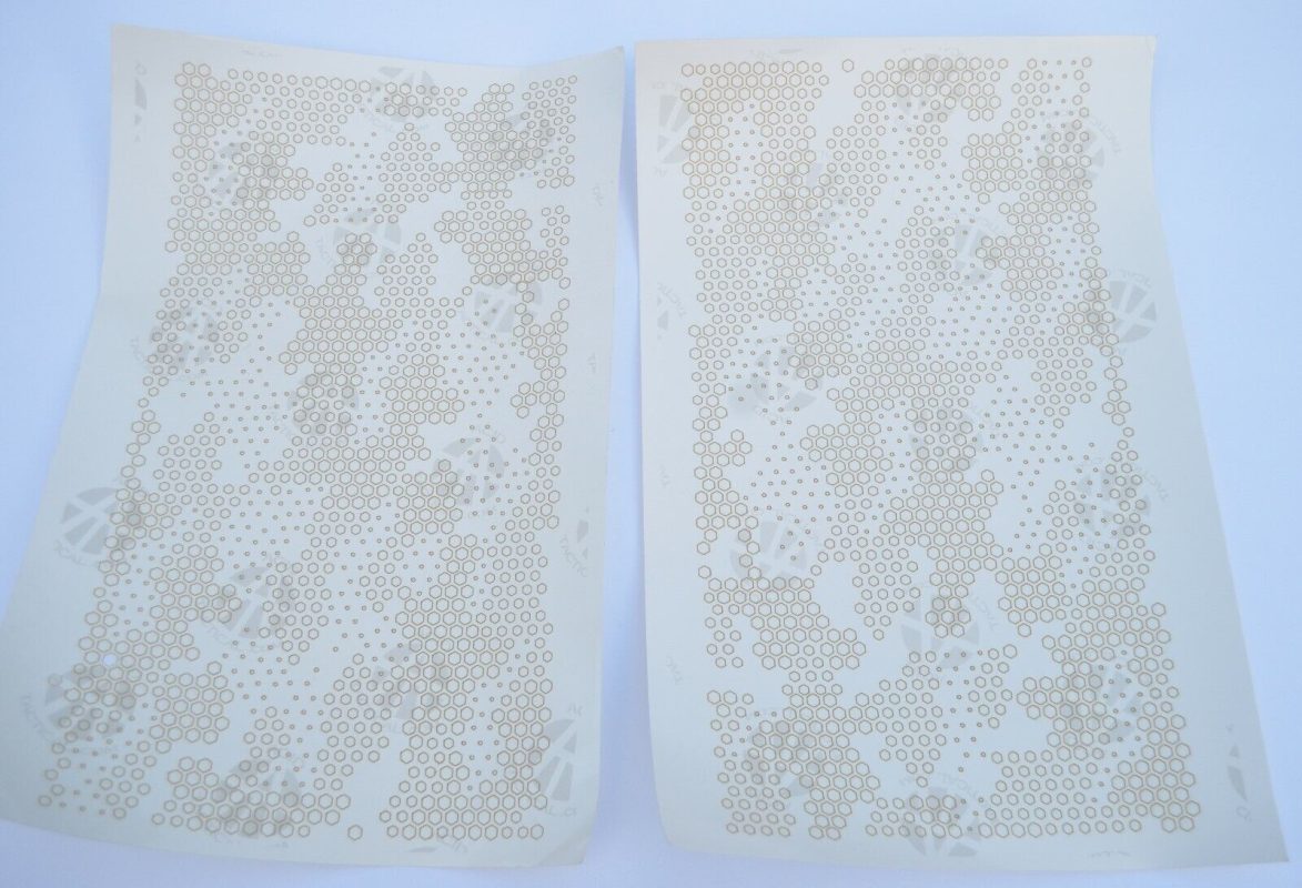 HEXTAC (2 Pack Same Design) - Camo Stencils for your Camouflage ...