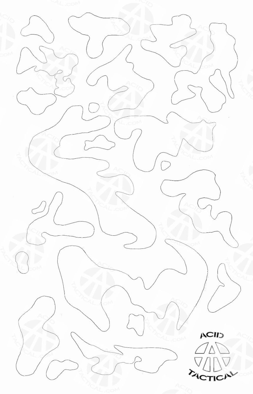 ARMY CAMO (2 Pack Same Design) - Camo Stencils for your Camouflage ...