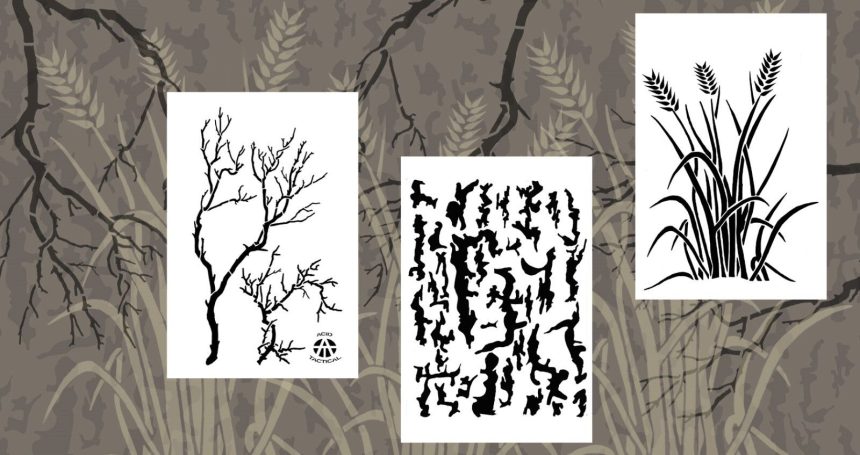 Camo Stencil Mega Pack 16 Camouflage Designs - Camo Stencils for your ...