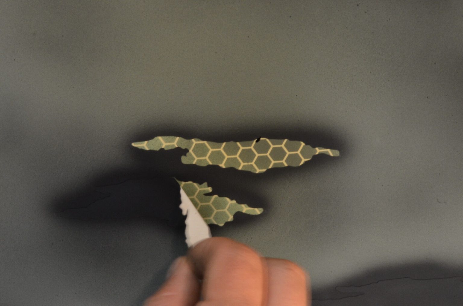 TORN CAMO STREAKS Adhesive Stencils (3 Pack) - Camo Stencils for your ...