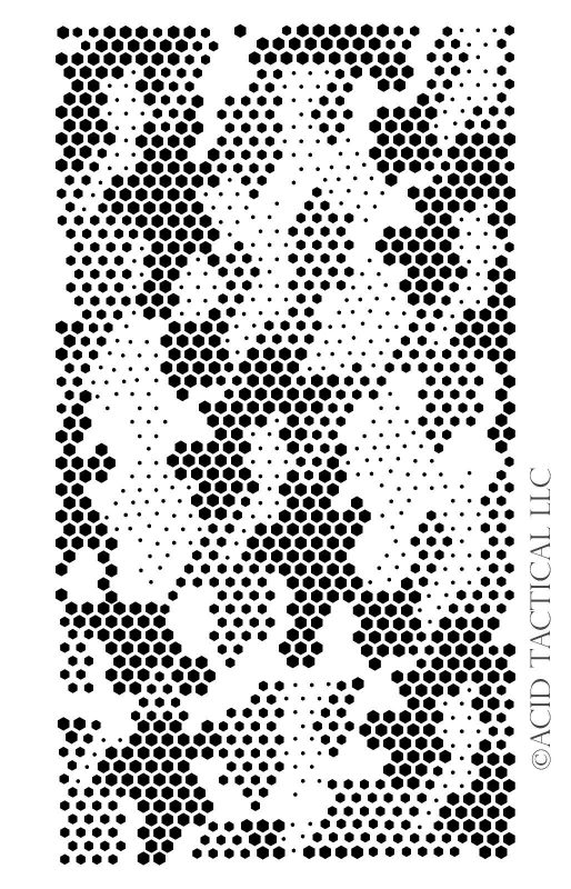 HEXTAC (2 Pack Same Design) - Camo Stencils for your Camouflage ...
