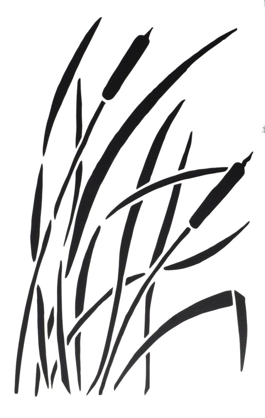 Cattail Duck Boat Camouflage Stencil Set - Camo Stencils for your ...