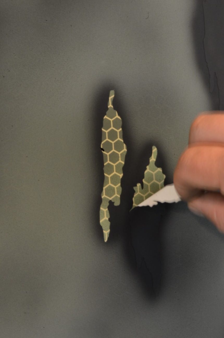 Assorted Camo Adhesive Easy Peel & Stick Stencils (8 Pack) - Camo ...