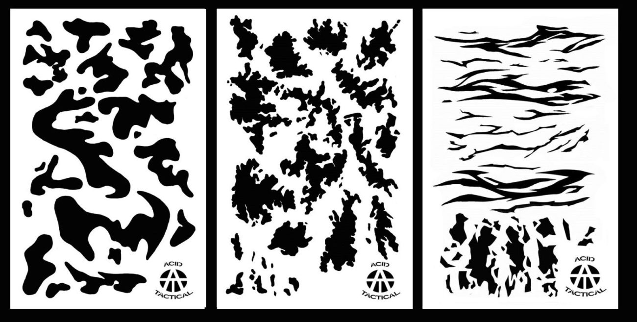 Camo Stencil Mega Pack 16 Camouflage Designs - Camo Stencils for your ...