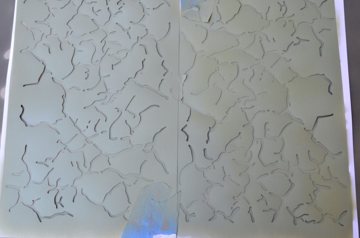 CRACKS (2 Pack Same Design) - Camo Stencils for your Camouflage ...