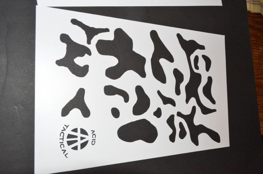 MULTICAM (2 Pack Same Design) - Camo Stencils for your Camouflage ...