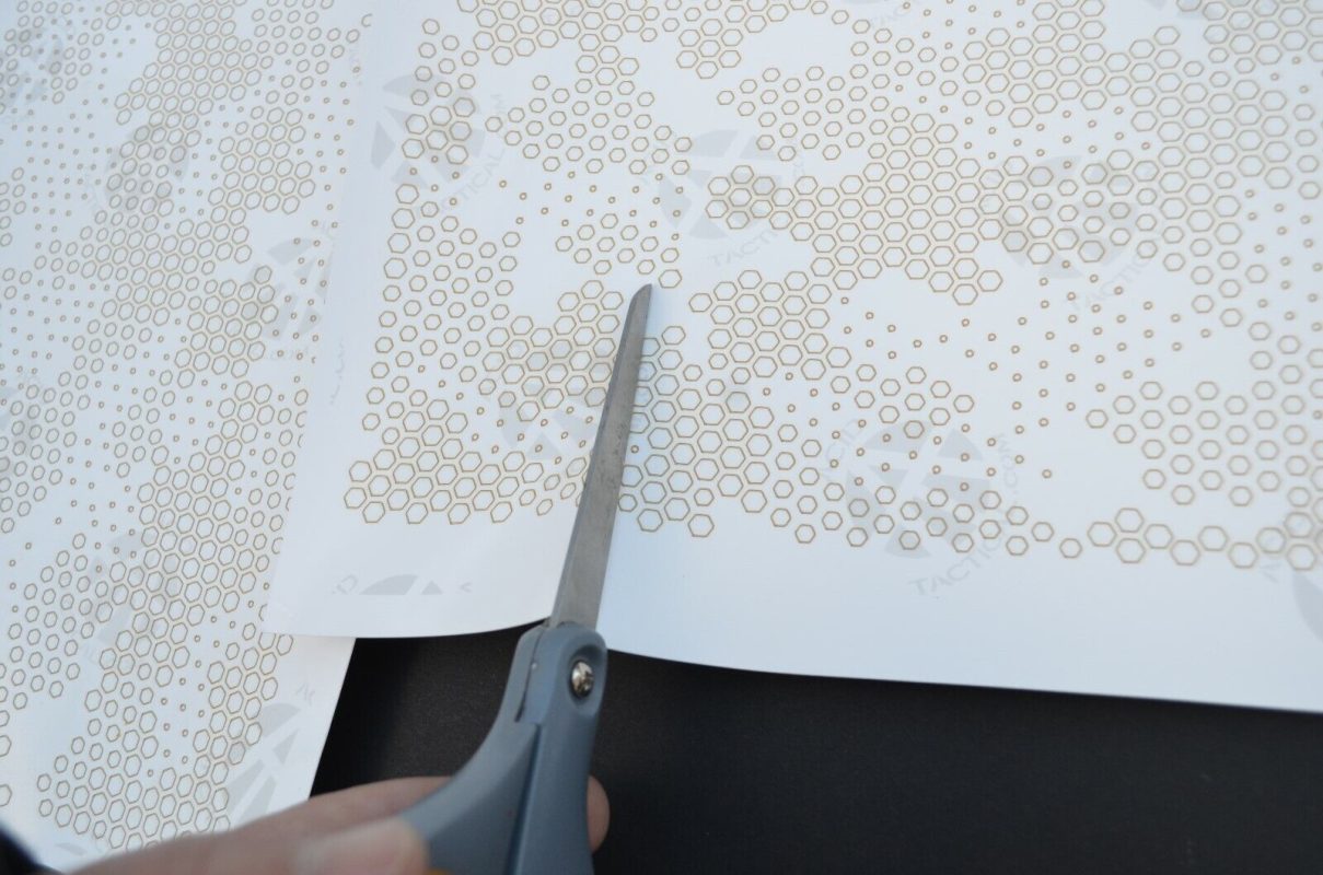 HEXTAC (2 Pack Same Design) - Camo Stencils for your Camouflage ...