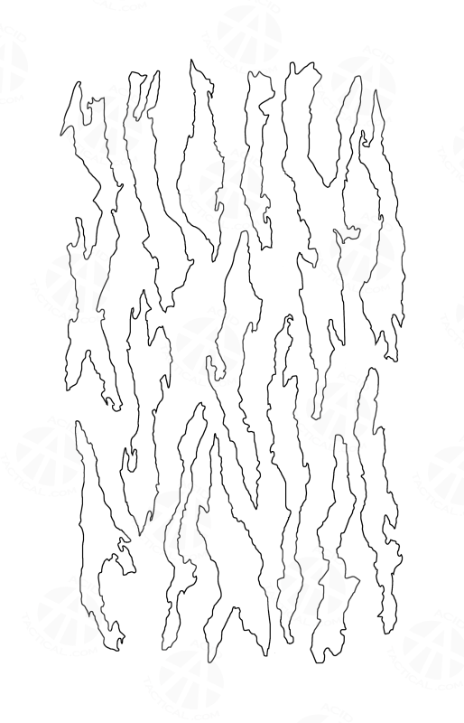 TORN CAMO STREAKS Adhesive Stencils (3 Pack) - Camo Stencils for your ...