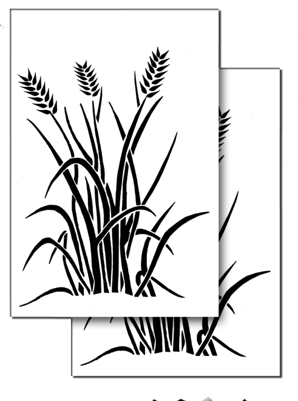 Small Multicam (2 Pack Same Design) - Camo Stencils for your Camouflage ...