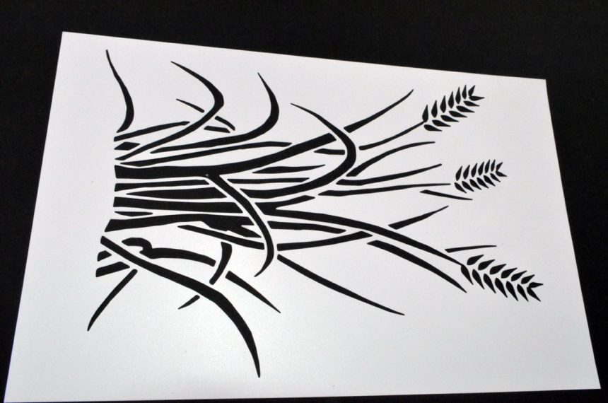 Duck Boat Camo Stencil Set - Wheat, Bark, Gnarly Branch - Camo Stencils ...