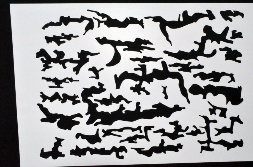 Duck Boat Camo Stencil Set - Wheat, Bark, Gnarly Branch - Camo Stencils ...