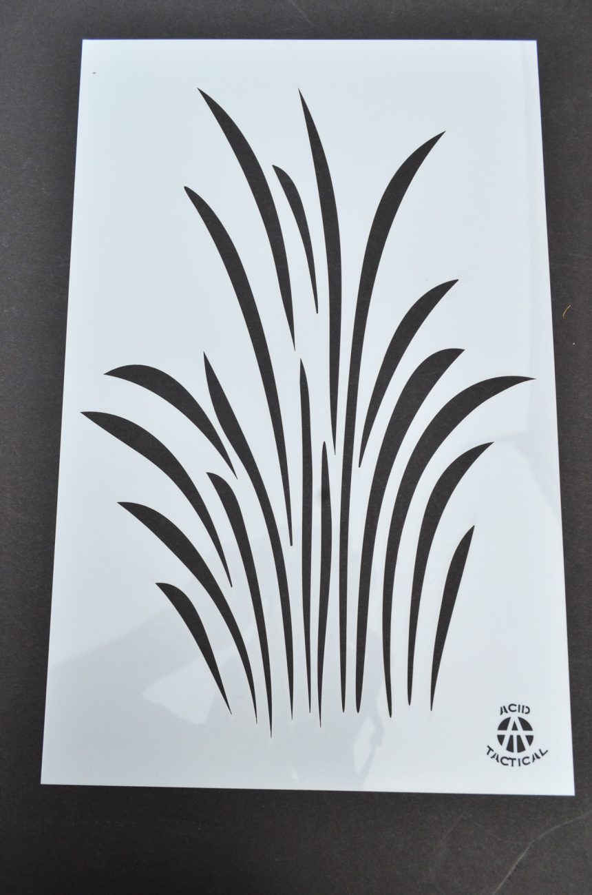 Grass Camo Stencils (2 Designs) - Camo Stencils for your Camouflage ...