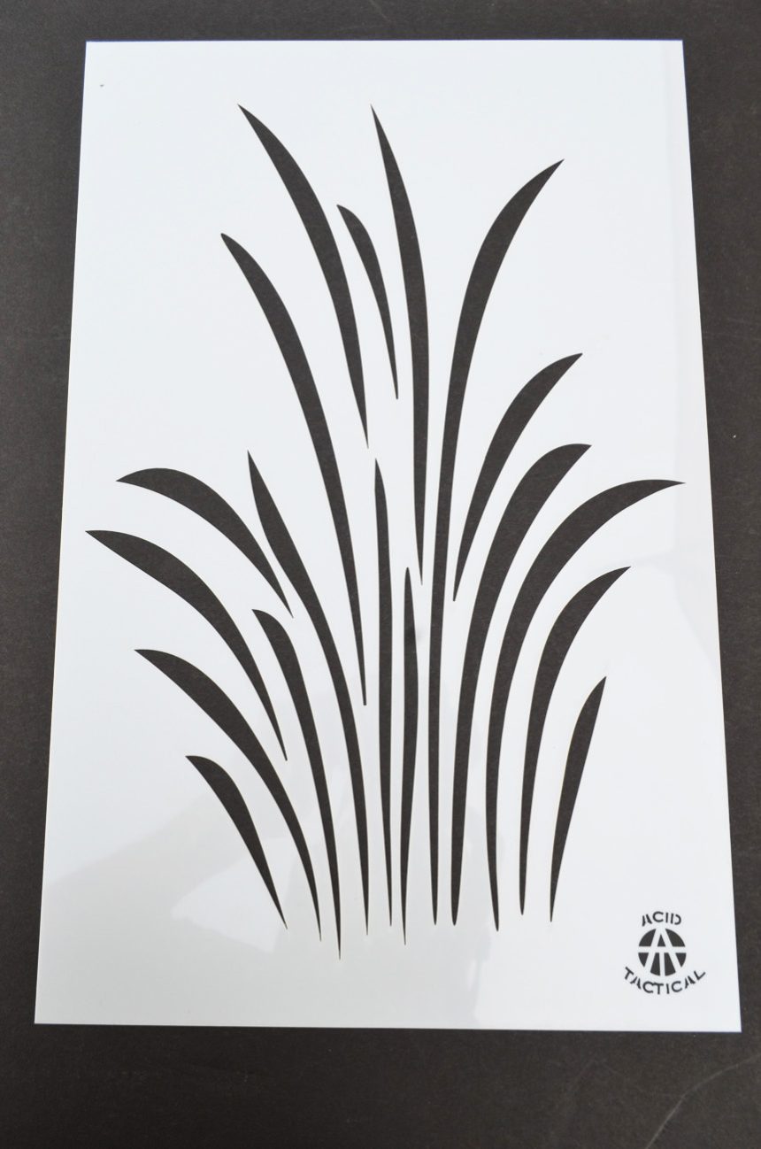 Grass Camo Stencils (2 Designs) - Camo Stencils for your Camouflage ...
